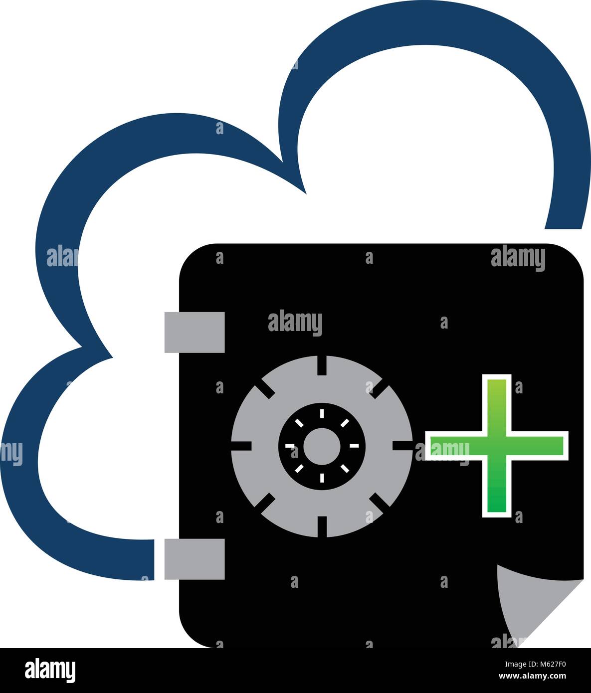 Digital Document Cloud Secure Vault Stock Vector Image & Art - Alamy