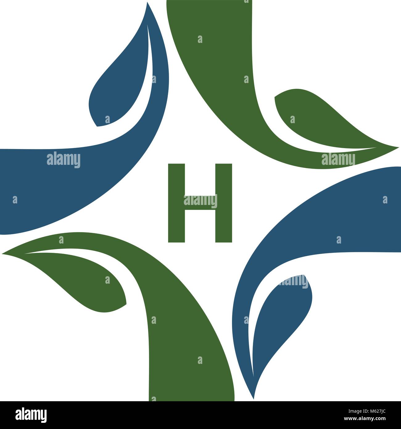 Medical Herbal Initial H Stock Vector Image & Art - Alamy