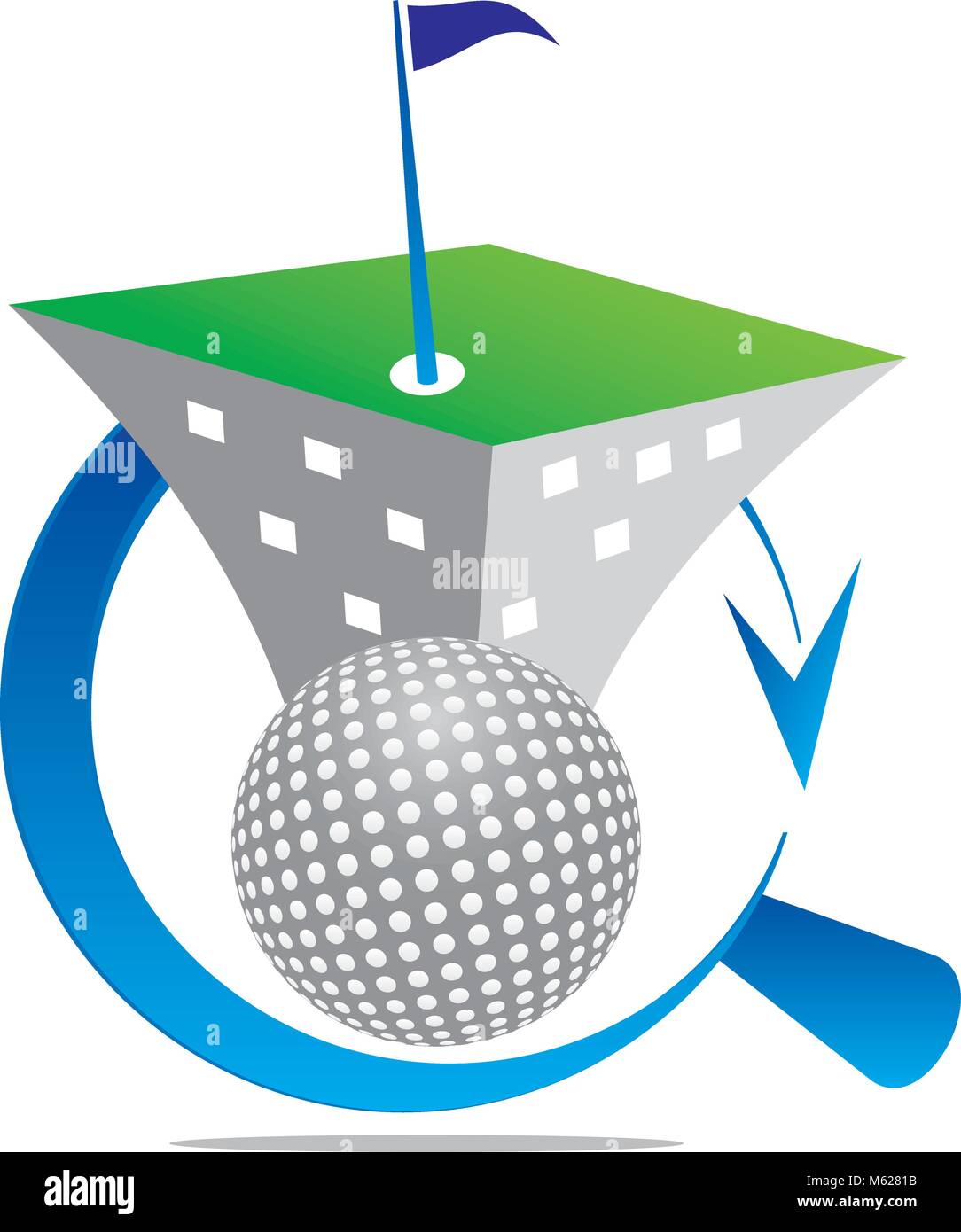 Mini golf recreation mini golf vector vectors hi-res stock photography ...