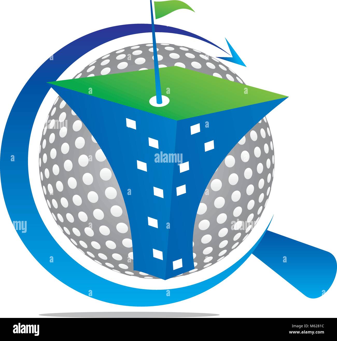 Mini golf recreation mini golf vector vectors hi-res stock photography ...