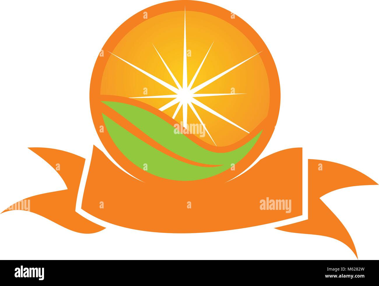 Orange icon Logo Design Template Vector Stock Vector Image & Art - Alamy