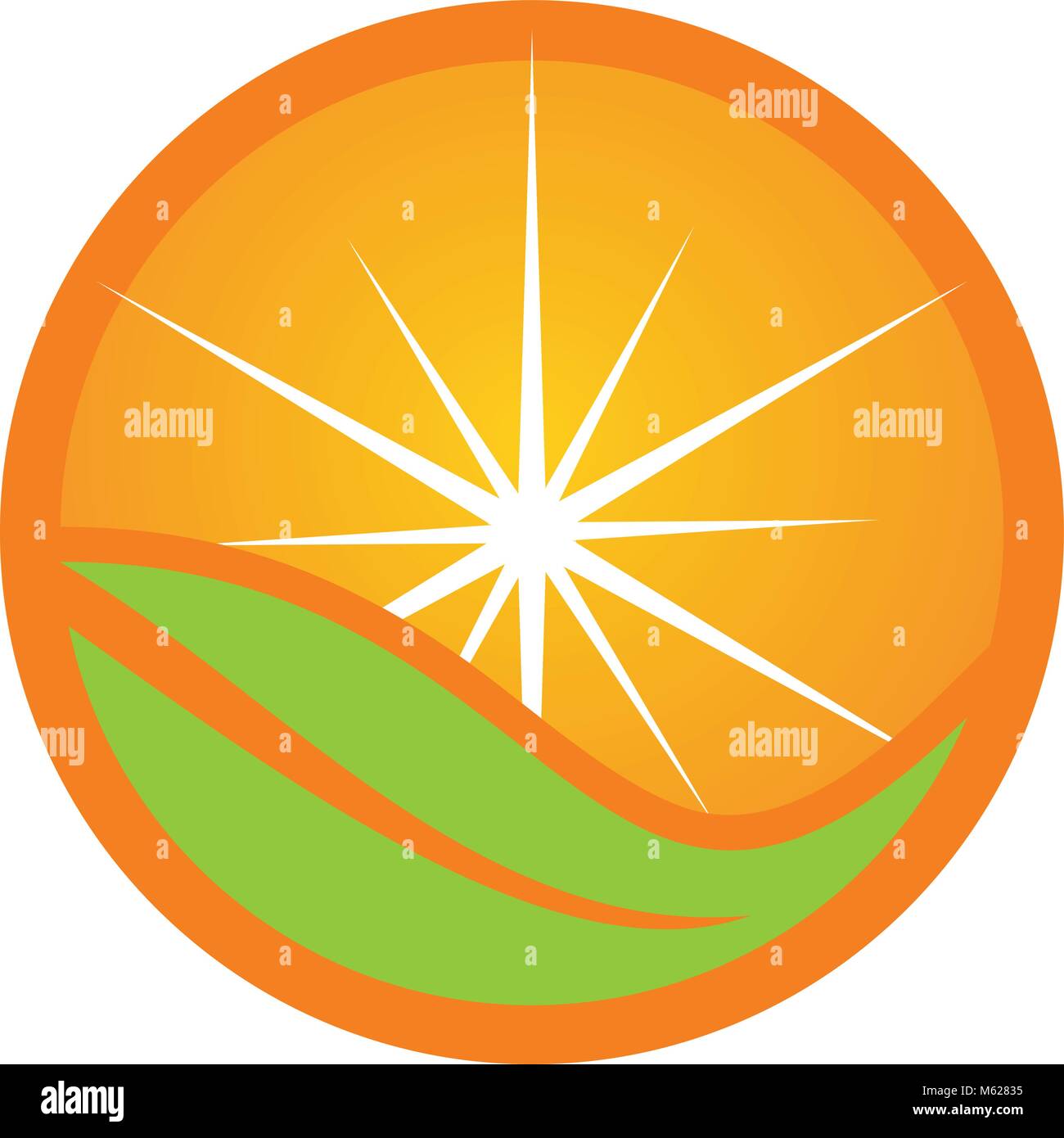Orange icon Logo Design Template Vector Stock Vector Image & Art - Alamy