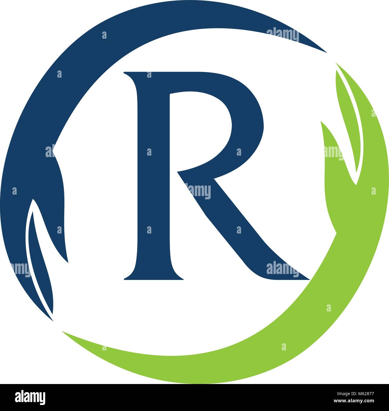 Hand Care Solution Letter R Stock Vector Image & Art - Alamy