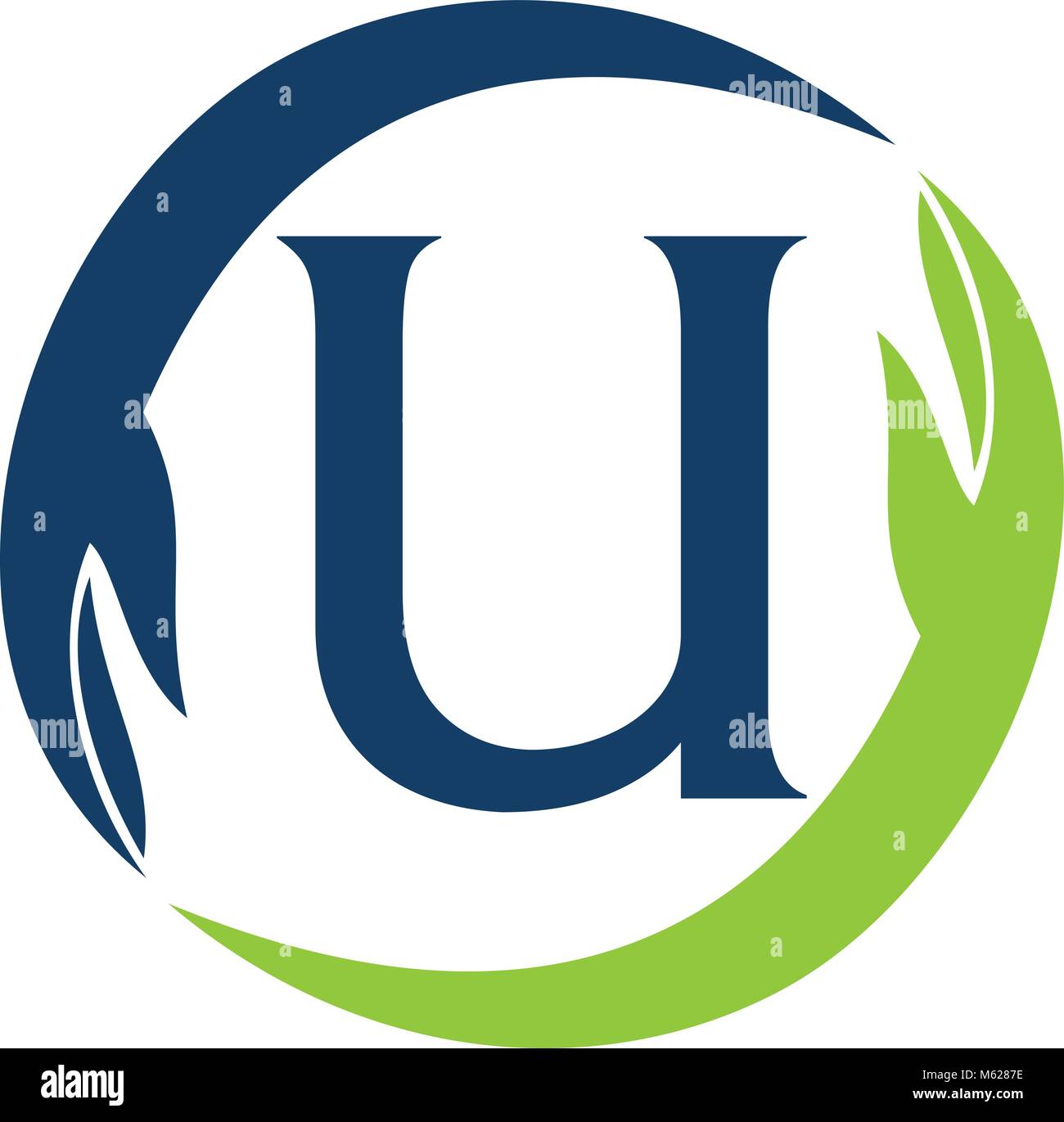Hand Care Solution Letter U Stock Vector Image & Art - Alamy