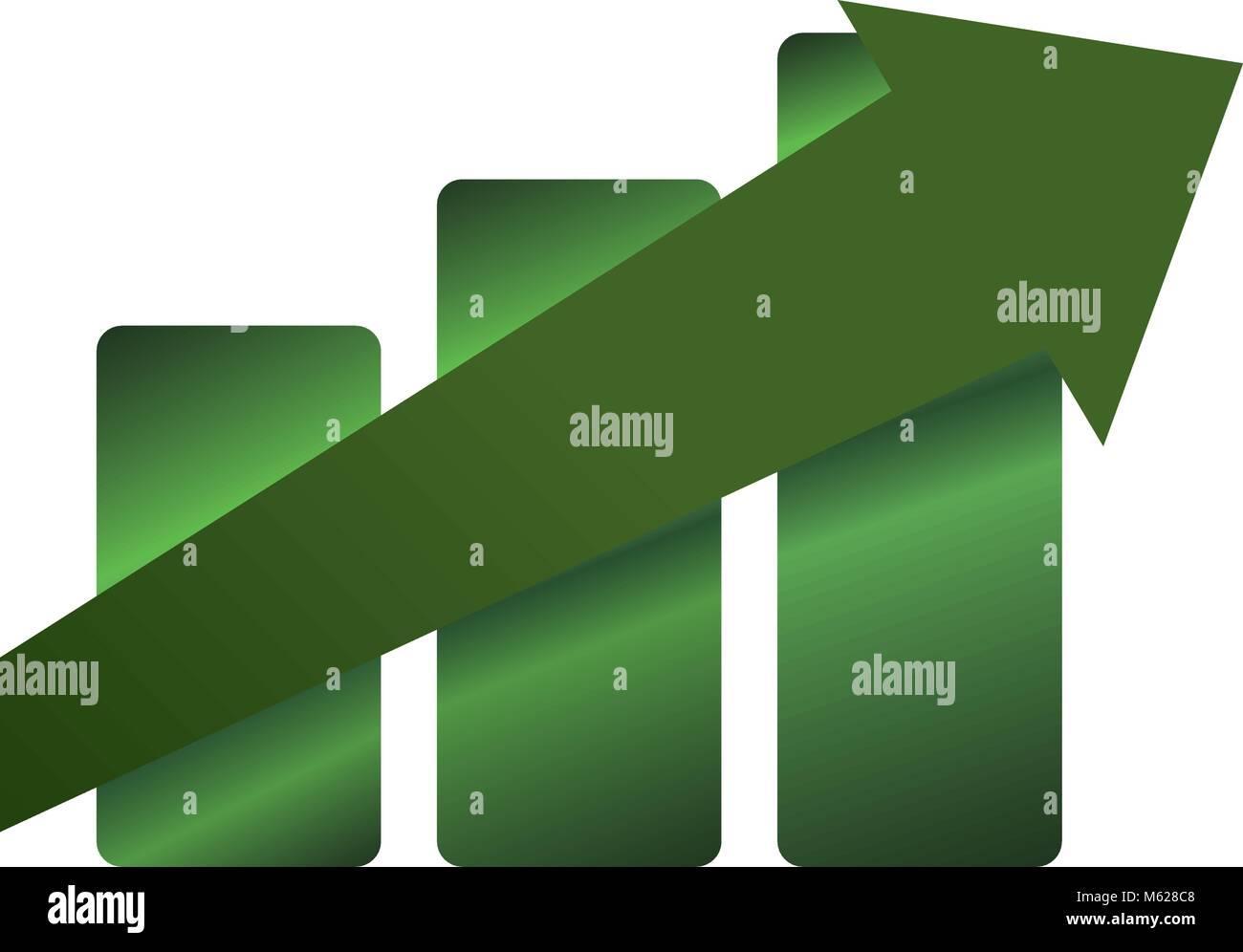 Arrow growing up icon vector illustration graphic design Stock Vector ...