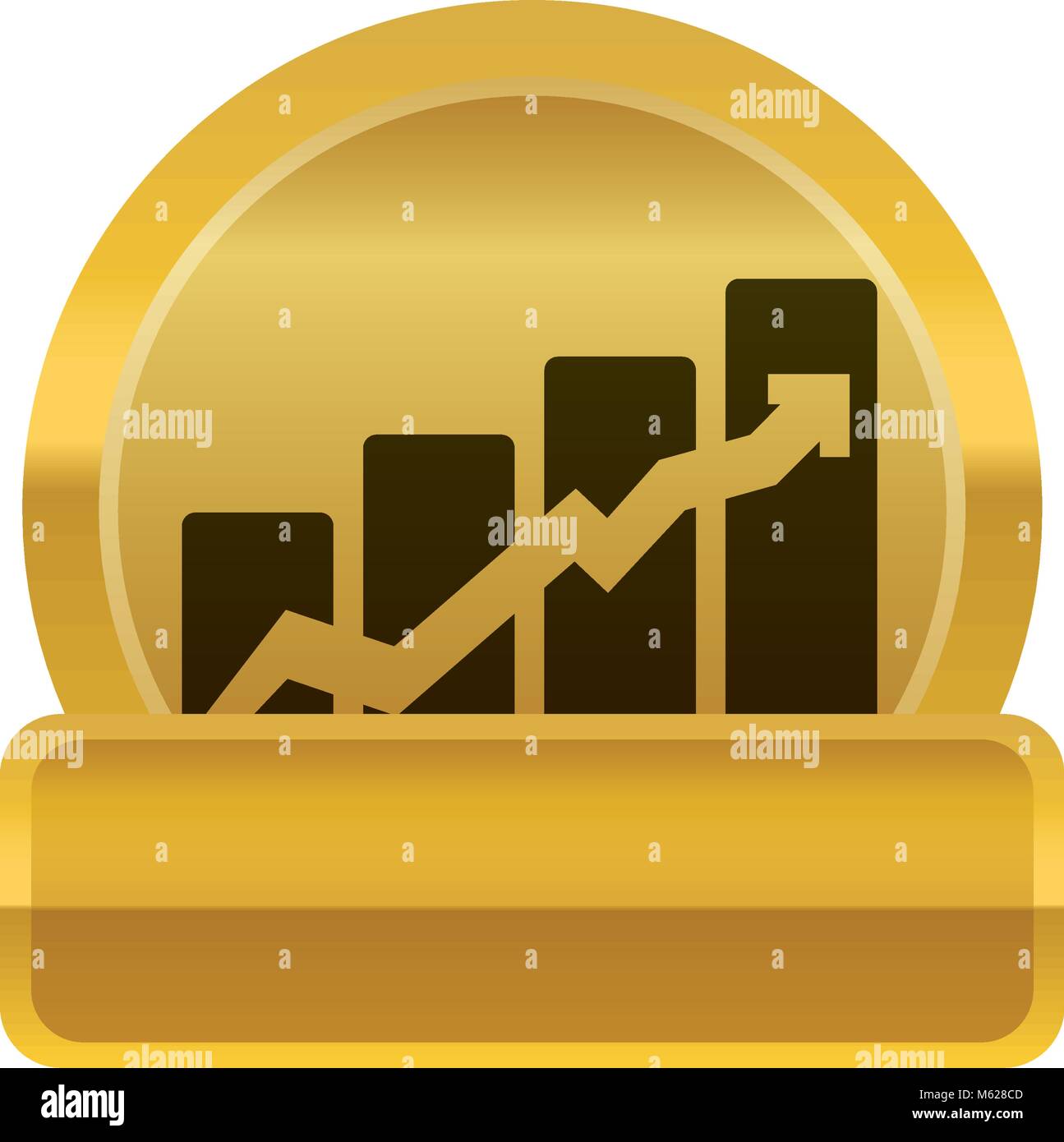 Arrow growing up icon vector illustration graphic design Stock Vector ...