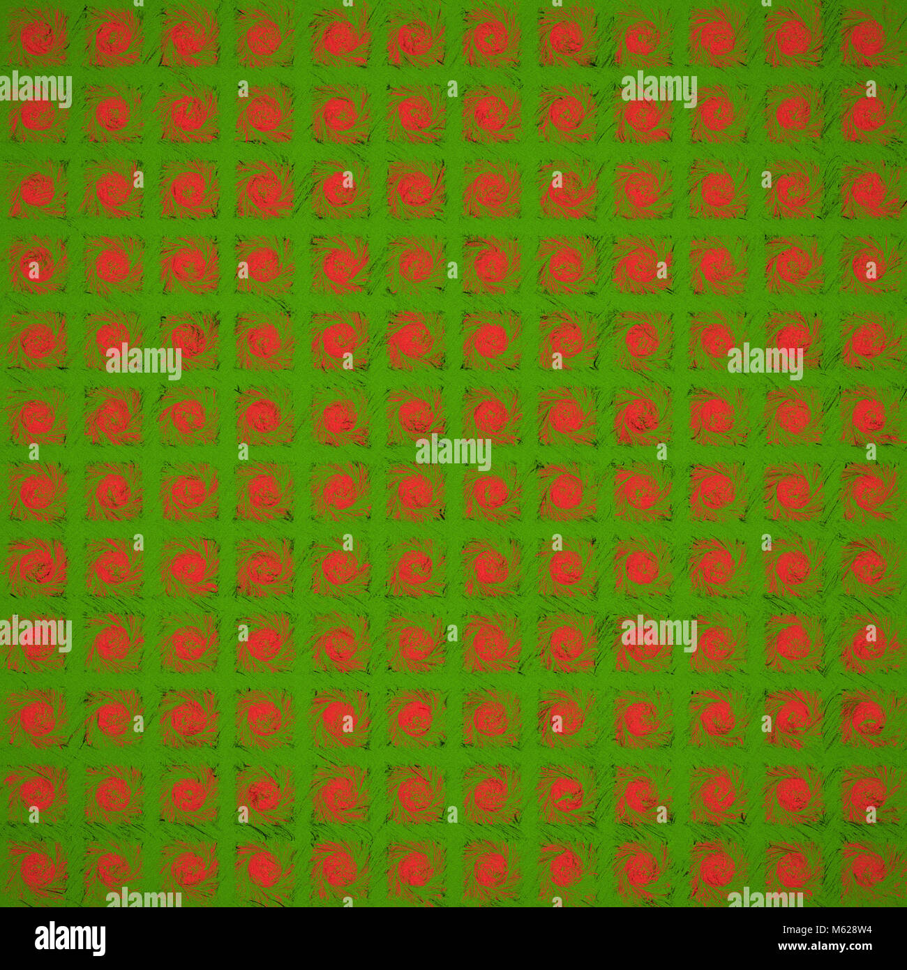Sketched symmetric squares and circles pattern Stock Photo - Alamy