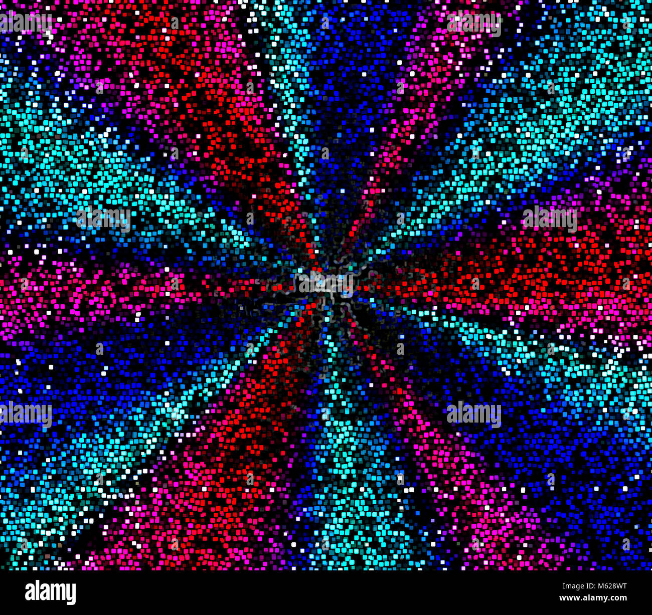 Abstract red square dots hi-res stock photography and images - Alamy
