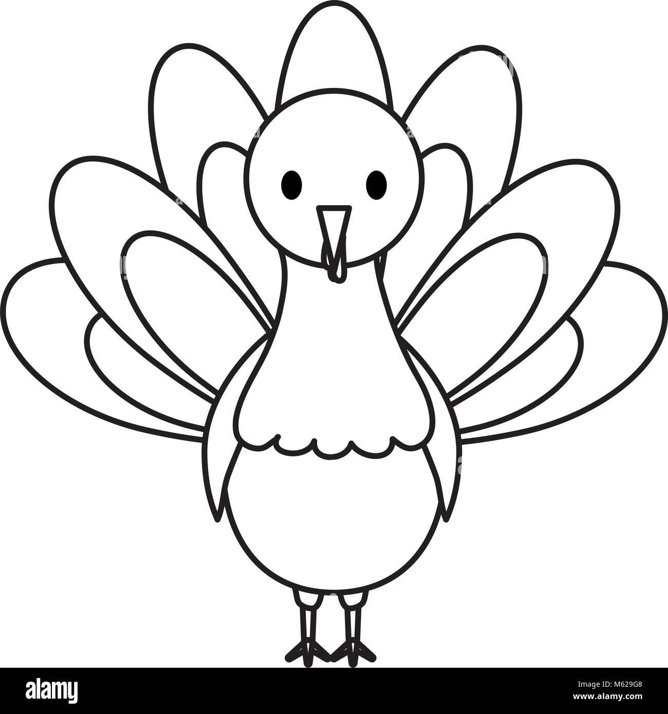 Simple Turkey Outline