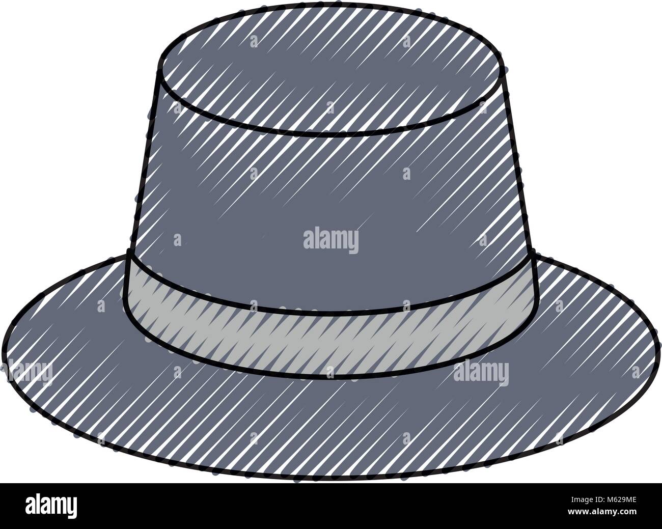 hat accessory icon over white background colorful design vector ...