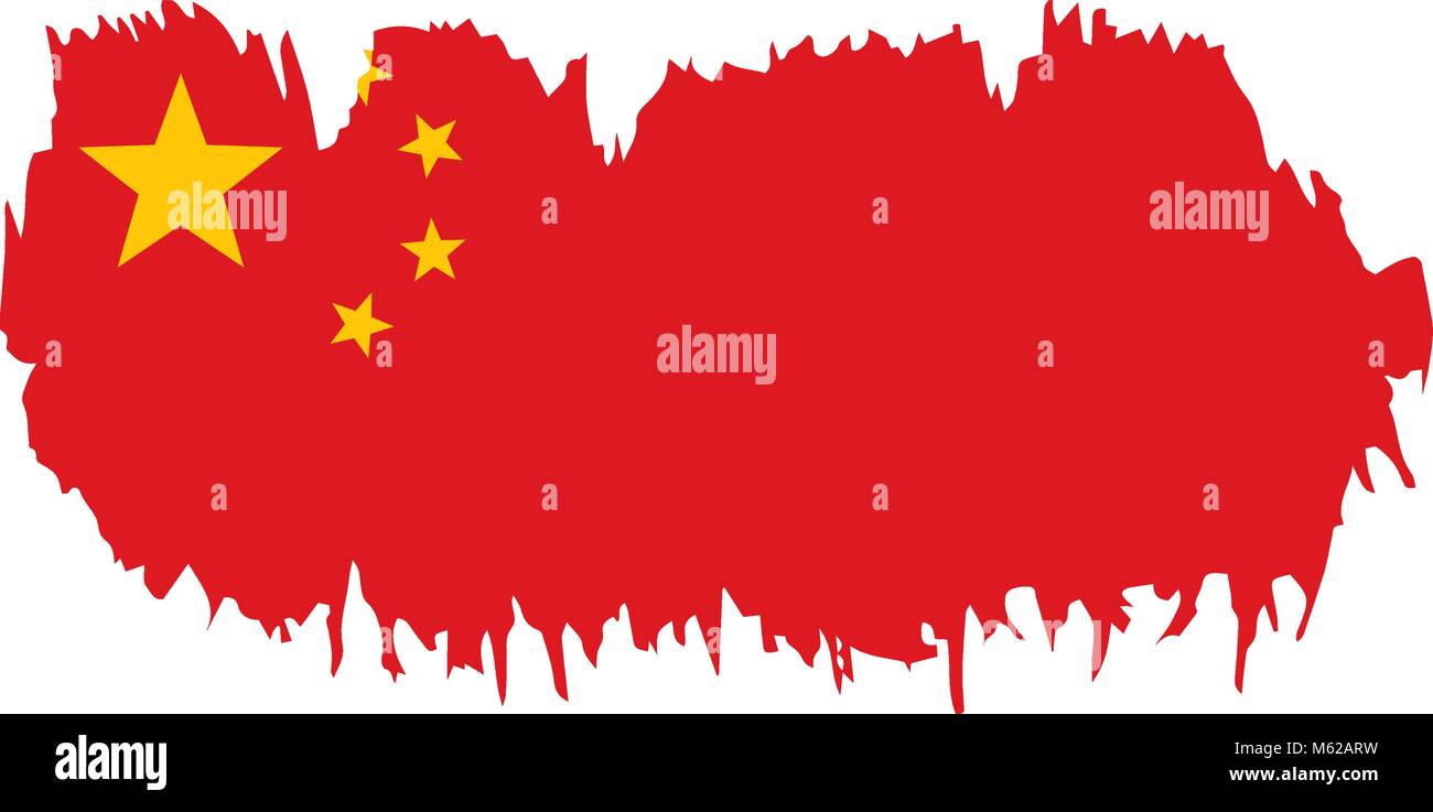 China flag, vector illustration Stock Vector Image & Art - Alamy