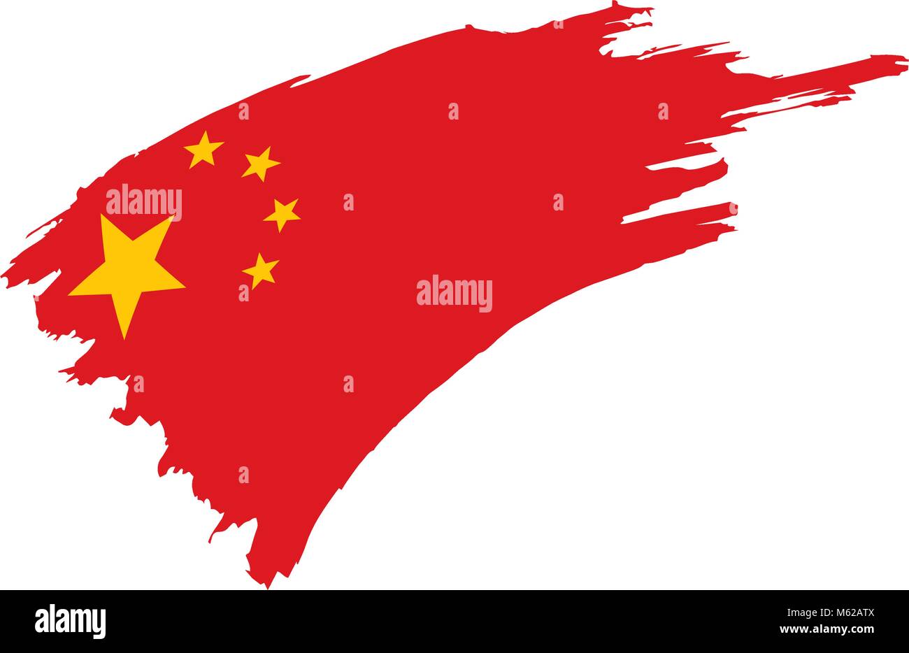 China flag, vector illustration Stock Vector Image & Art - Alamy