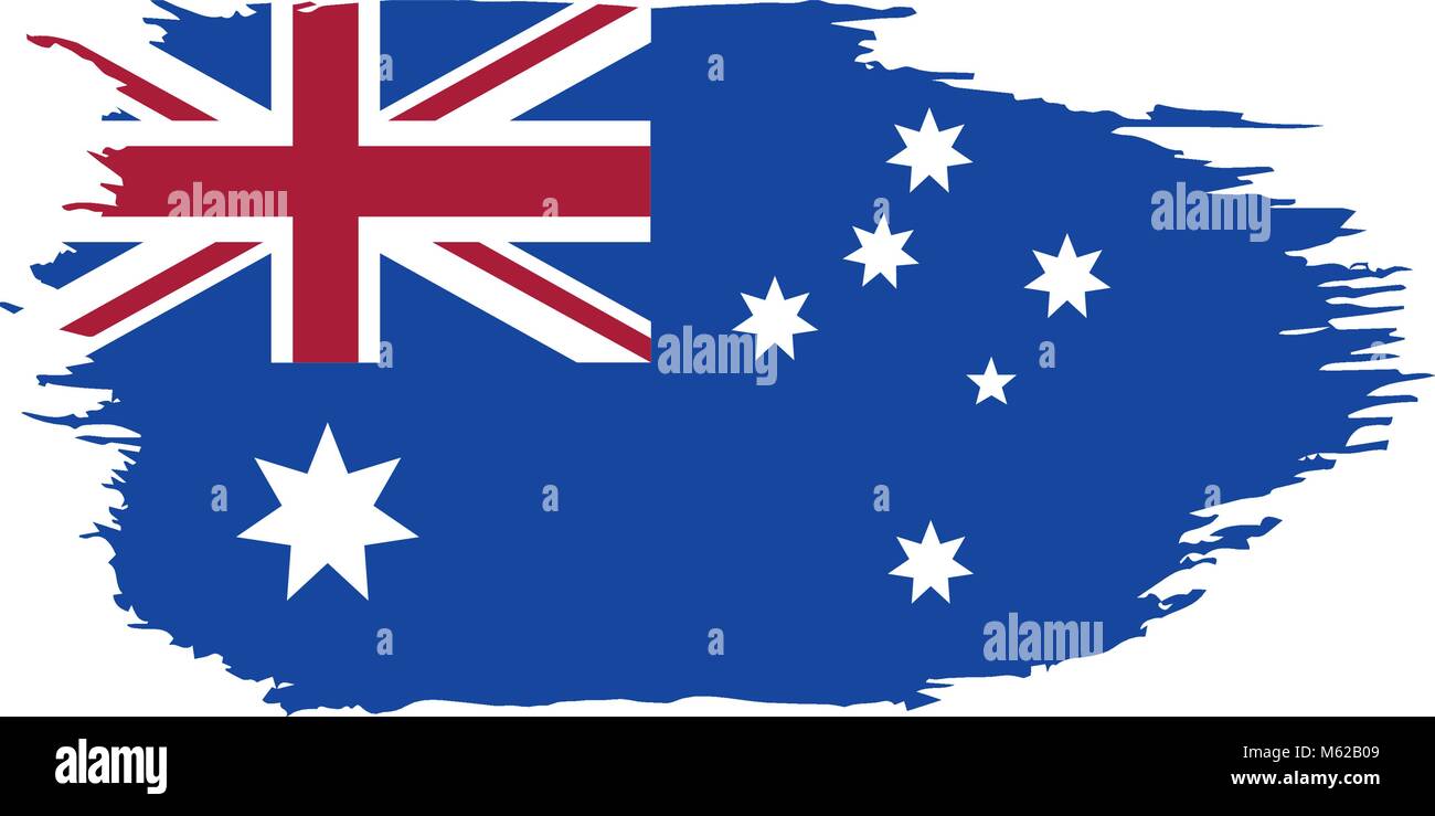 Australia flag, vector illustration Stock Vector Image & Art - Alamy