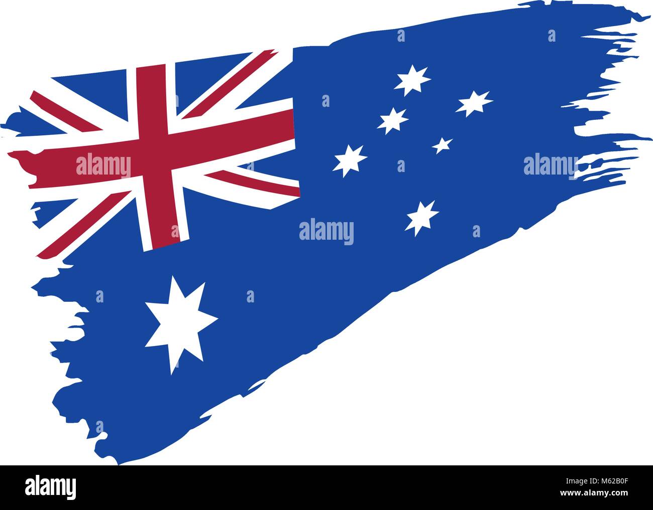 Australia flag, vector illustration Stock Vector Image & Art - Alamy