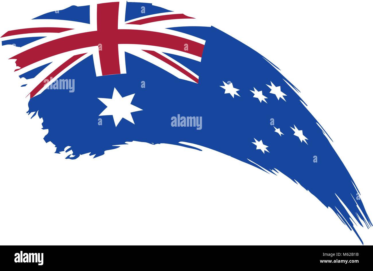 Australia flag, vector illustration Stock Vector Image & Art - Alamy