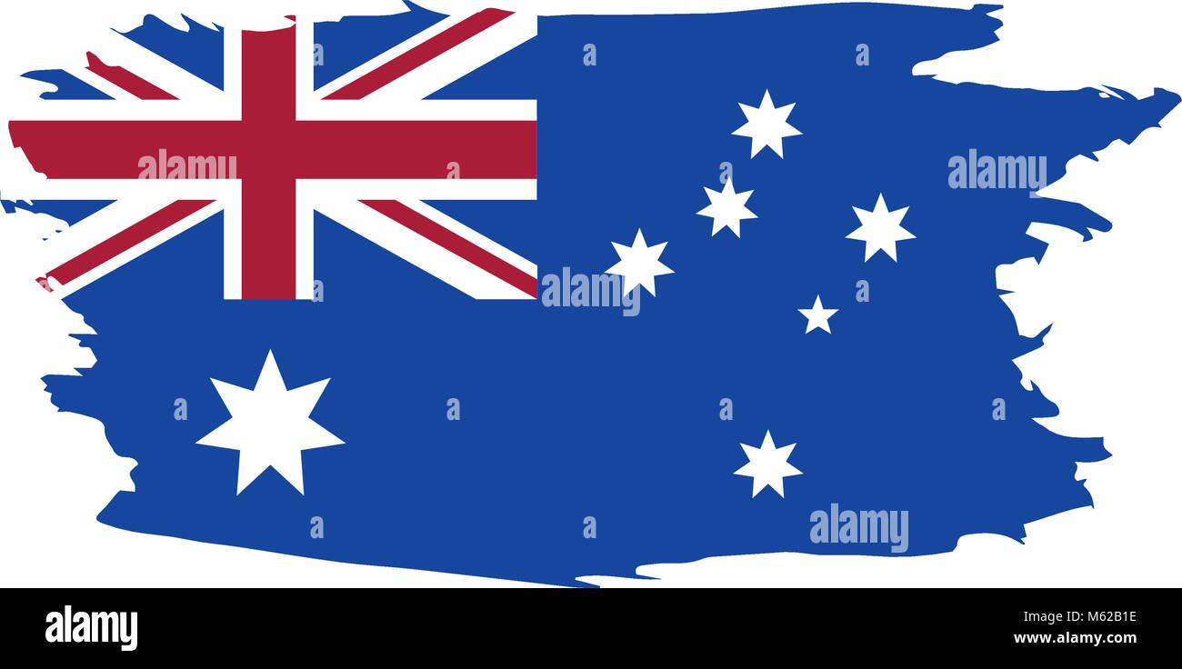 Australia flag, vector illustration Stock Vector Image & Art - Alamy
