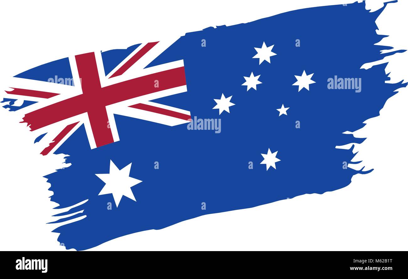 Australia flag, vector illustration Stock Vector Image & Art - Alamy