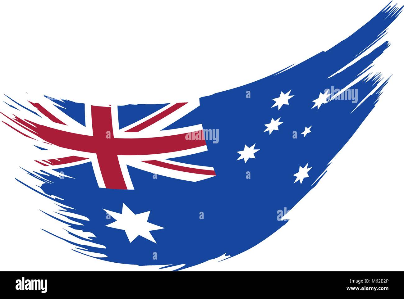 Australia flag, vector illustration Stock Vector Image & Art - Alamy