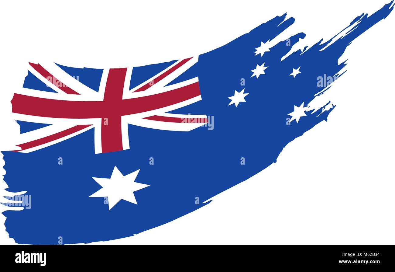 Australia flag, vector illustration Stock Vector Image & Art - Alamy
