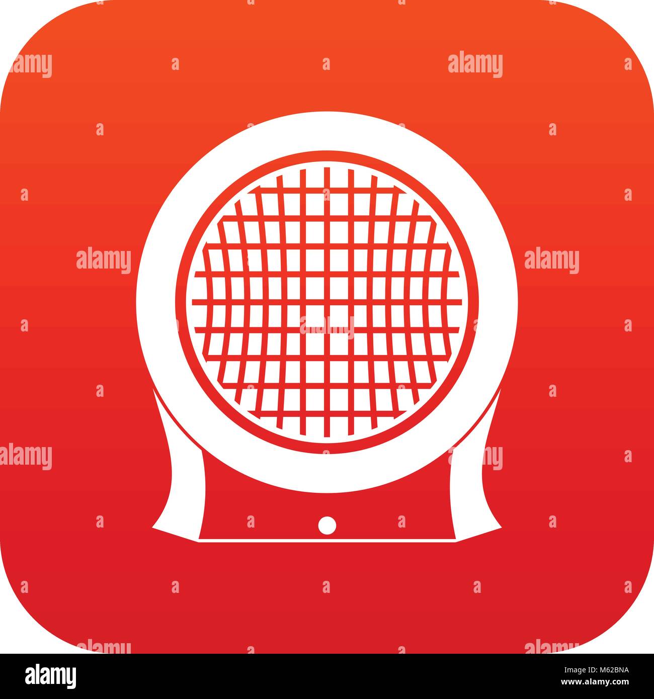 Electric heater icon digital red Stock Vector Image & Art - Alamy