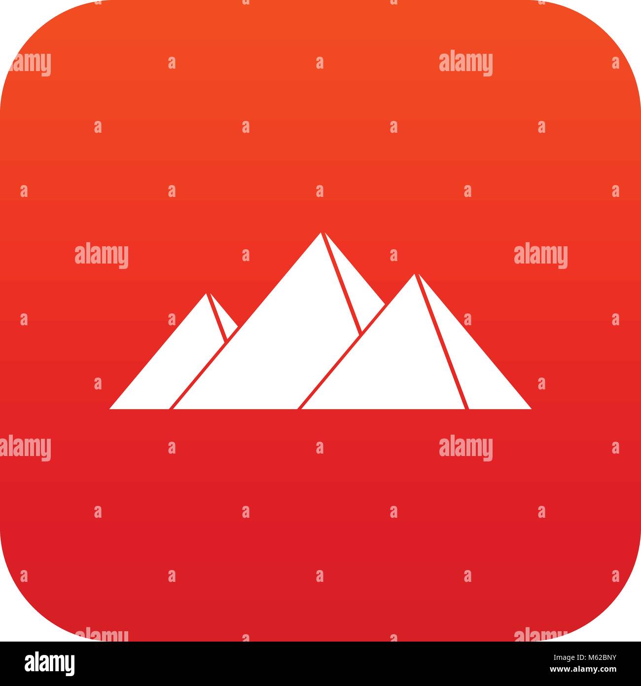 Red pyramids Stock Vector Images - Alamy