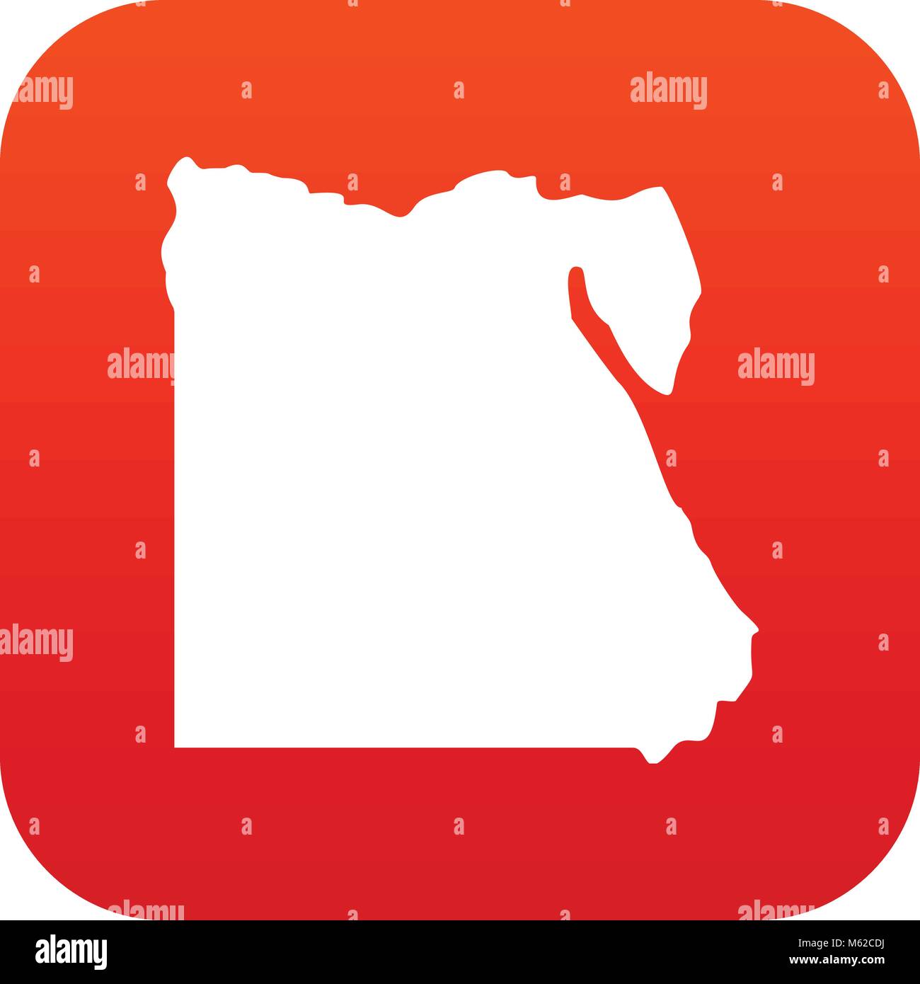 Map of Egypt icon digital red Stock Vector Image & Art - Alamy