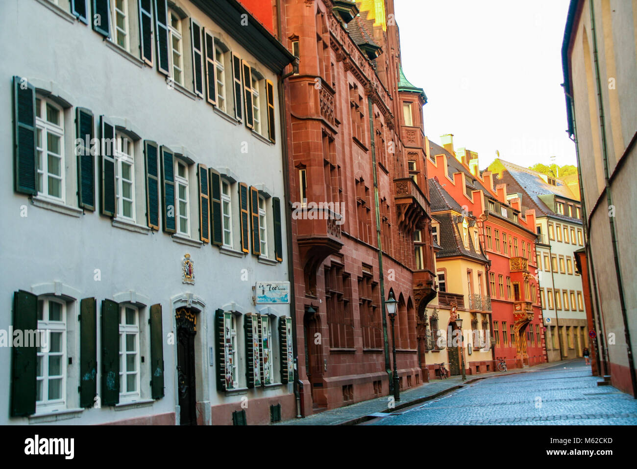 At Freiburg, Germany - On 08/05/2016 - Beautiful colorful building of ...