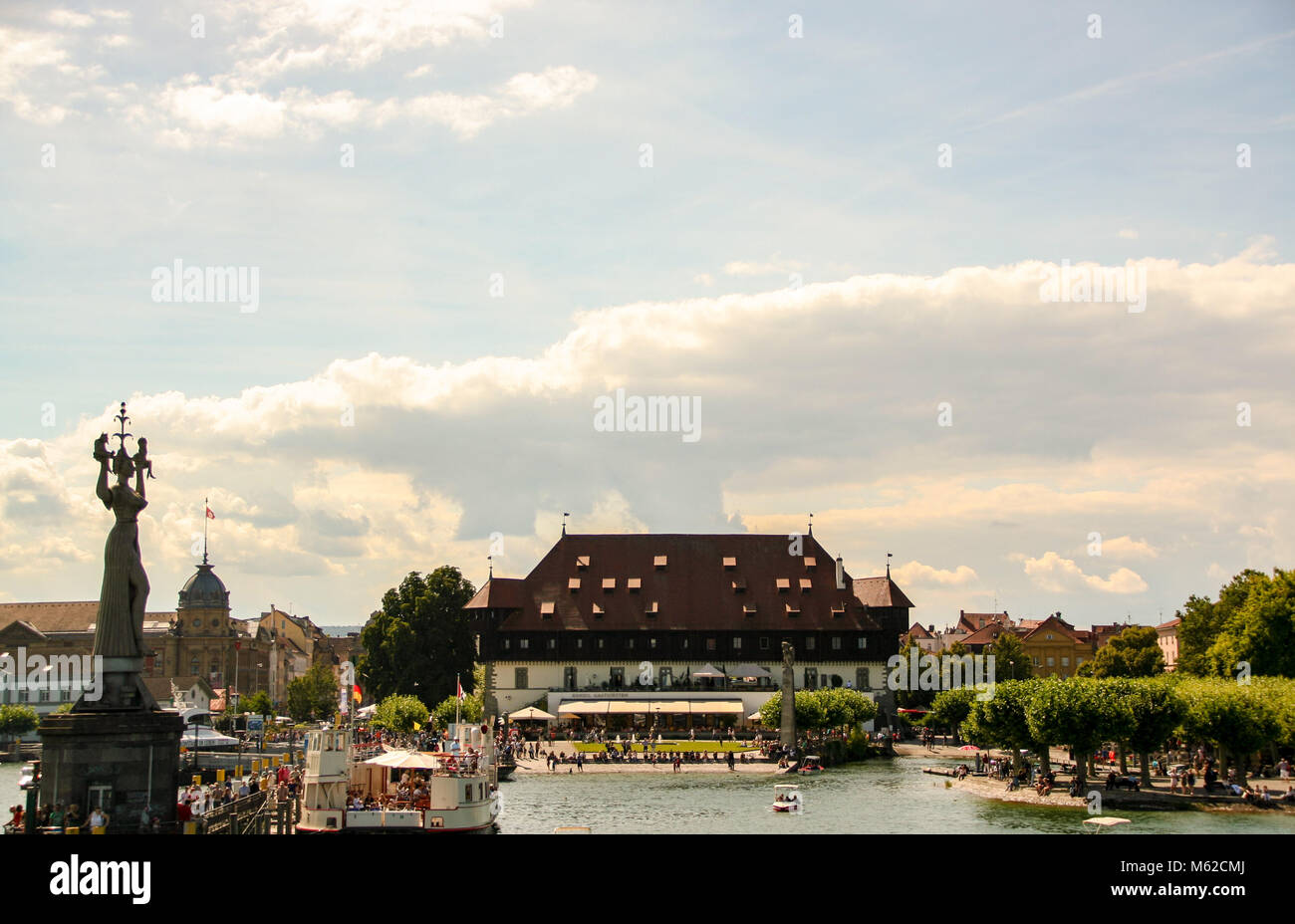 At Konstanz - Germany - On 08/04/2016 - the old town of Konstanz on ...
