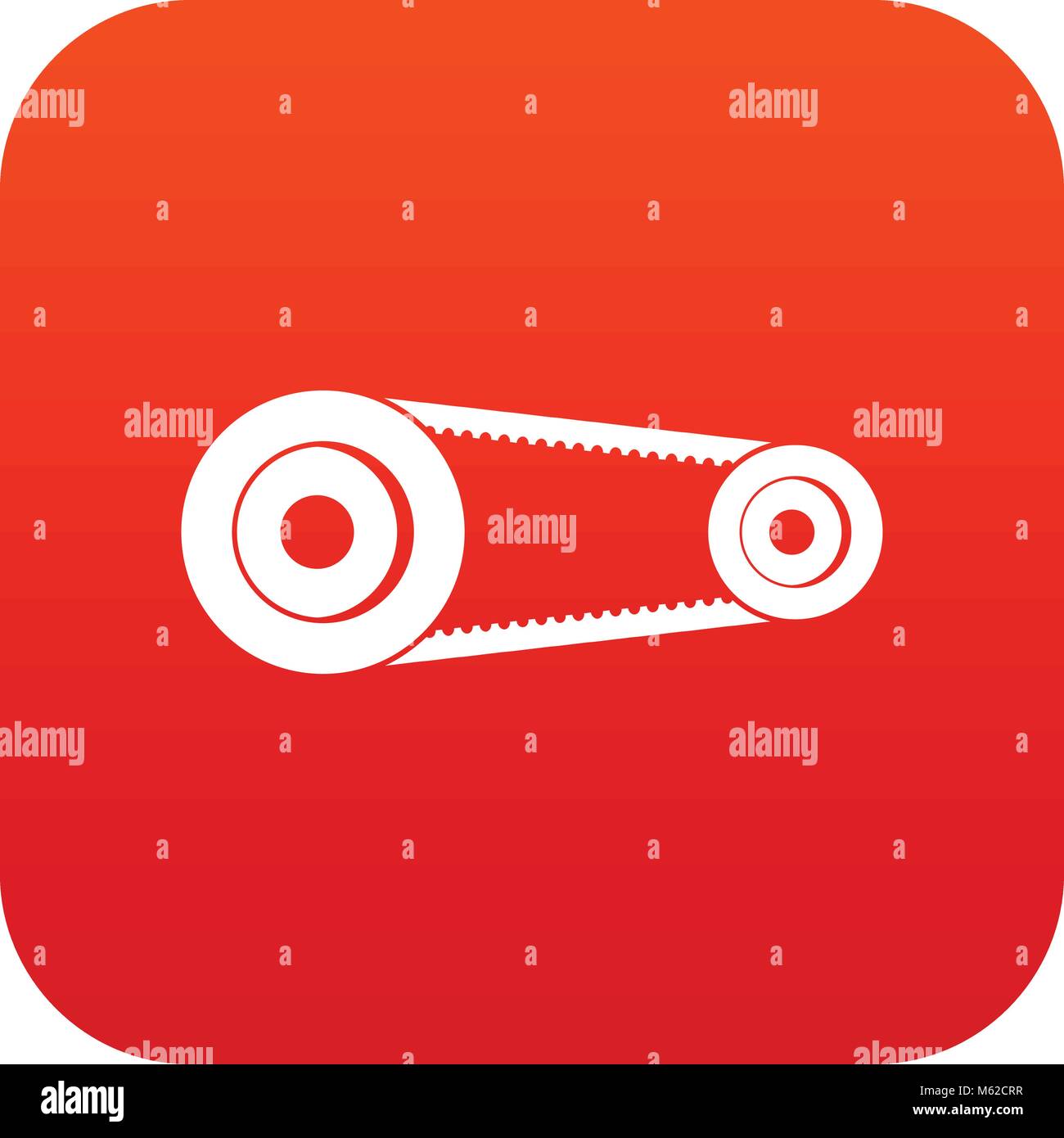 Mechanic belt icon digital red Stock Vector Image & Art - Alamy