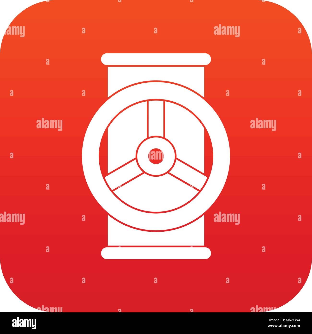 Valve icon digital red Stock Vector Image & Art - Alamy