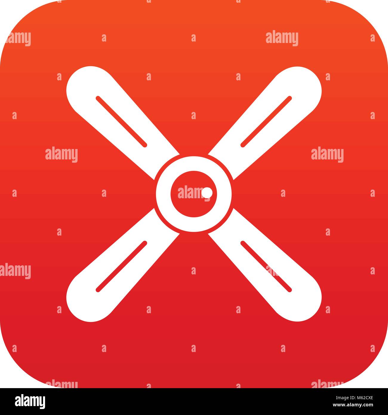Propeller icon digital red Stock Vector Image & Art - Alamy