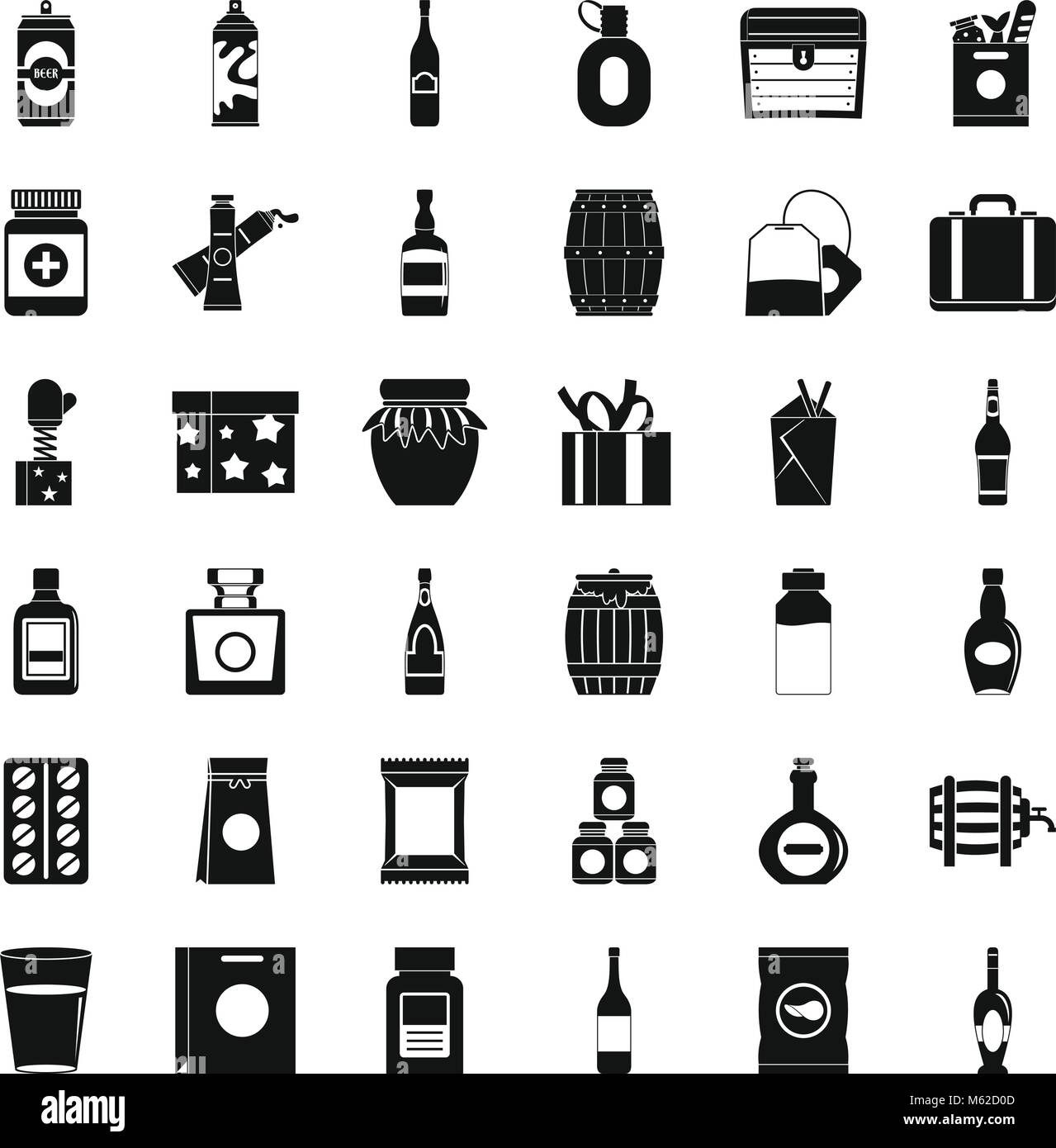 Housing icons set, simple style Stock Vector Image & Art - Alamy