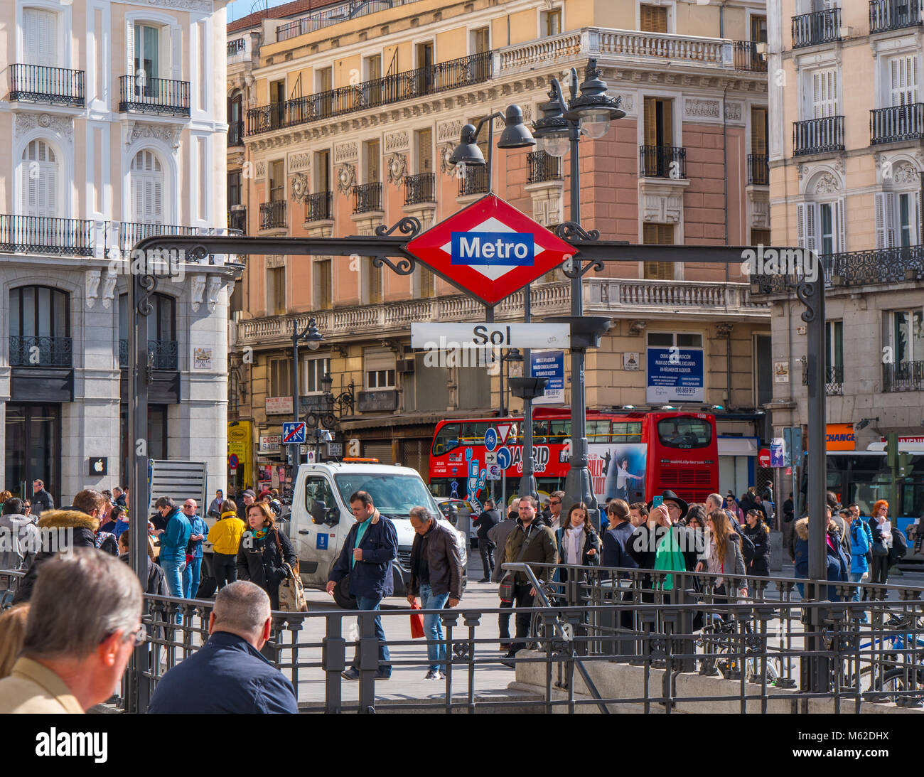 Most famous squares in Madrid - the Puerta del Sol Square - MADRID ...