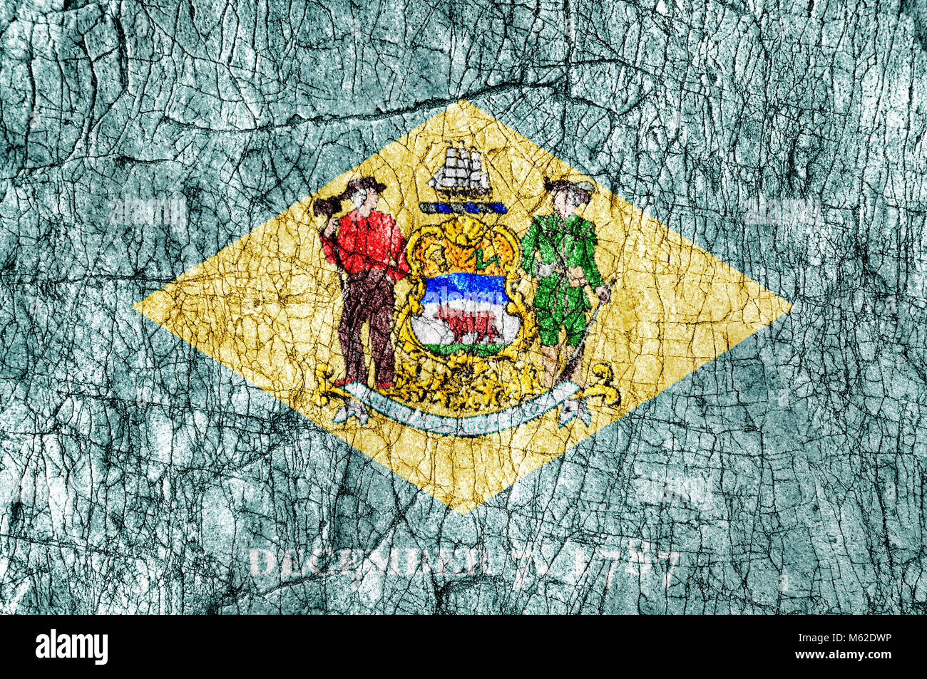 Flag usa emblem delaware hi-res stock photography and images - Alamy