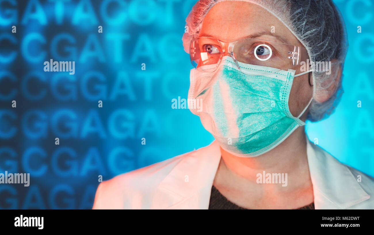 Medical geneticists diagnosing genetic disorders, healthcare medical ...