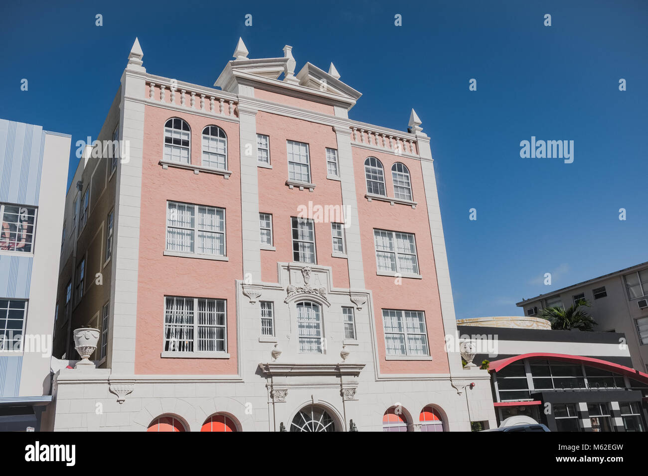 Art deco building in Miami, Florida, North America Stock Photo - Alamy
