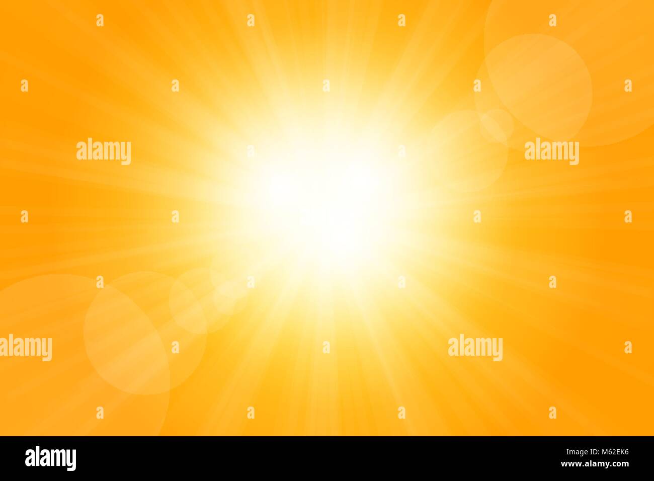 Bright sunlight of the yellow sky background Stock Vector Image & Art ...