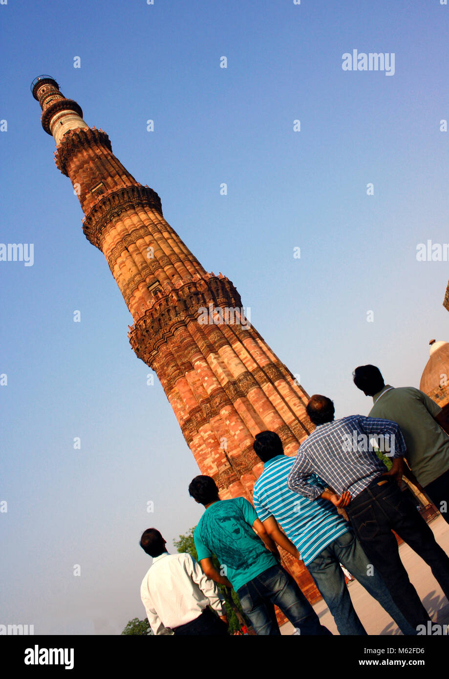 Color of qutub minar stone hi-res stock photography and images - Alamy