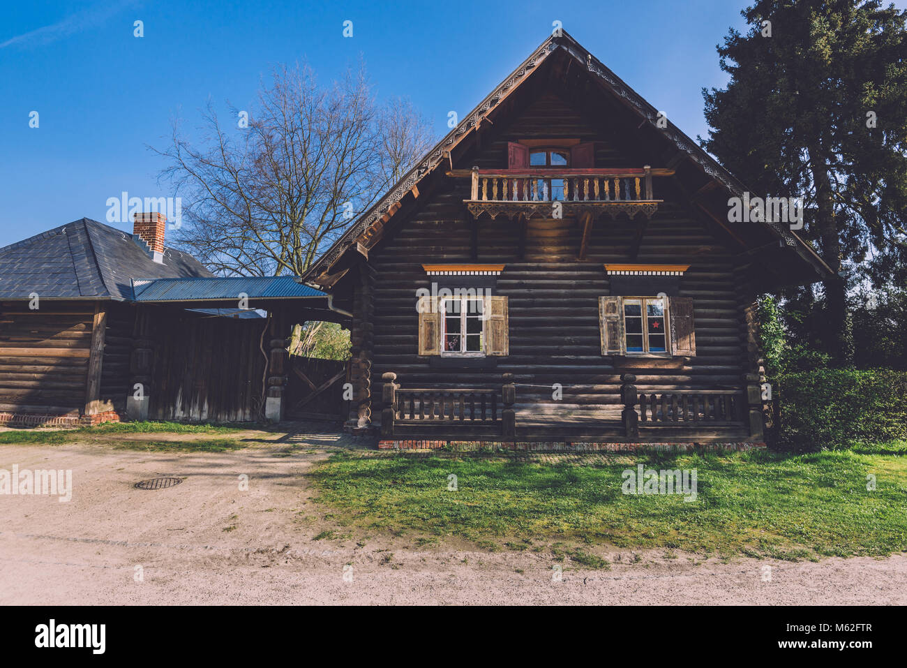 Russian Colony Village Alexandrowka Stock Photo - Alamy