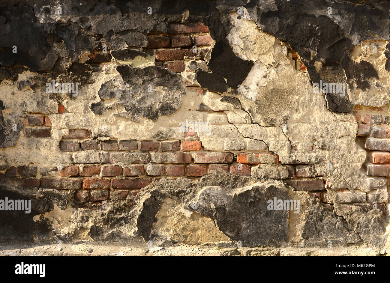Ancient wall, background, texture, plaster, shabby paint, old cement ...