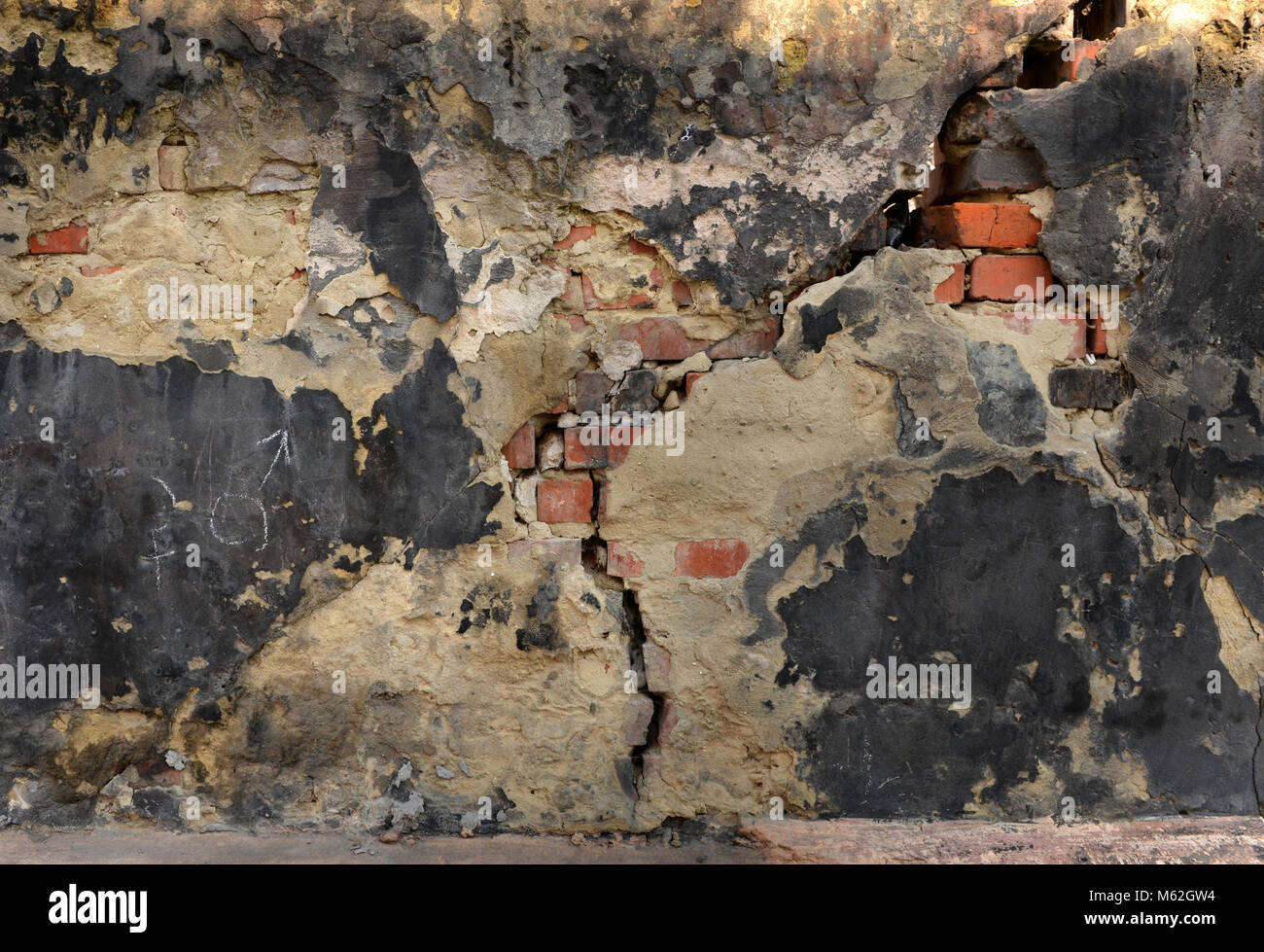 Ancient wall, background, texture, plaster, shabby paint, old cement ...
