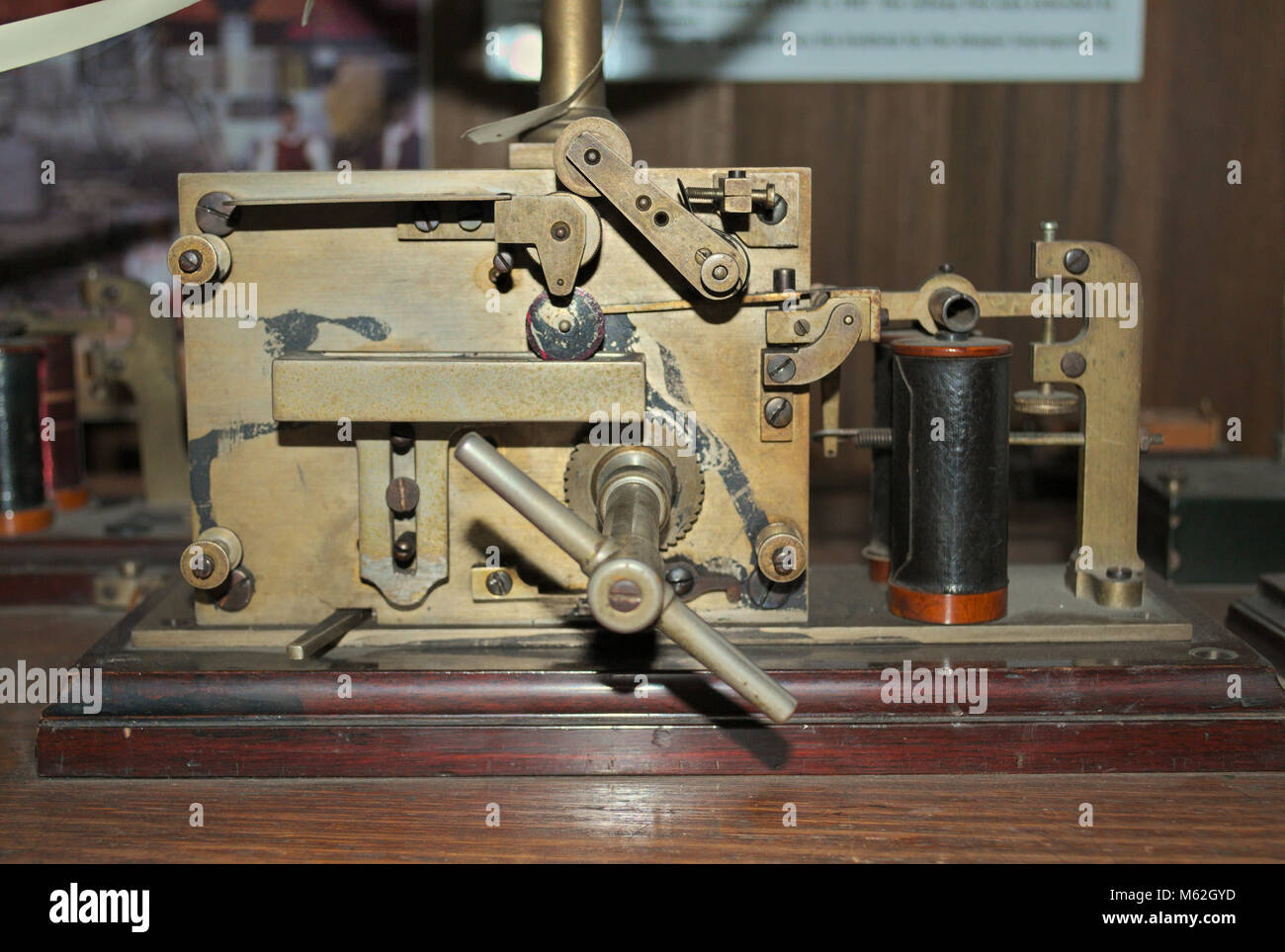 Old telegram machine hi-res stock photography and images - Alamy