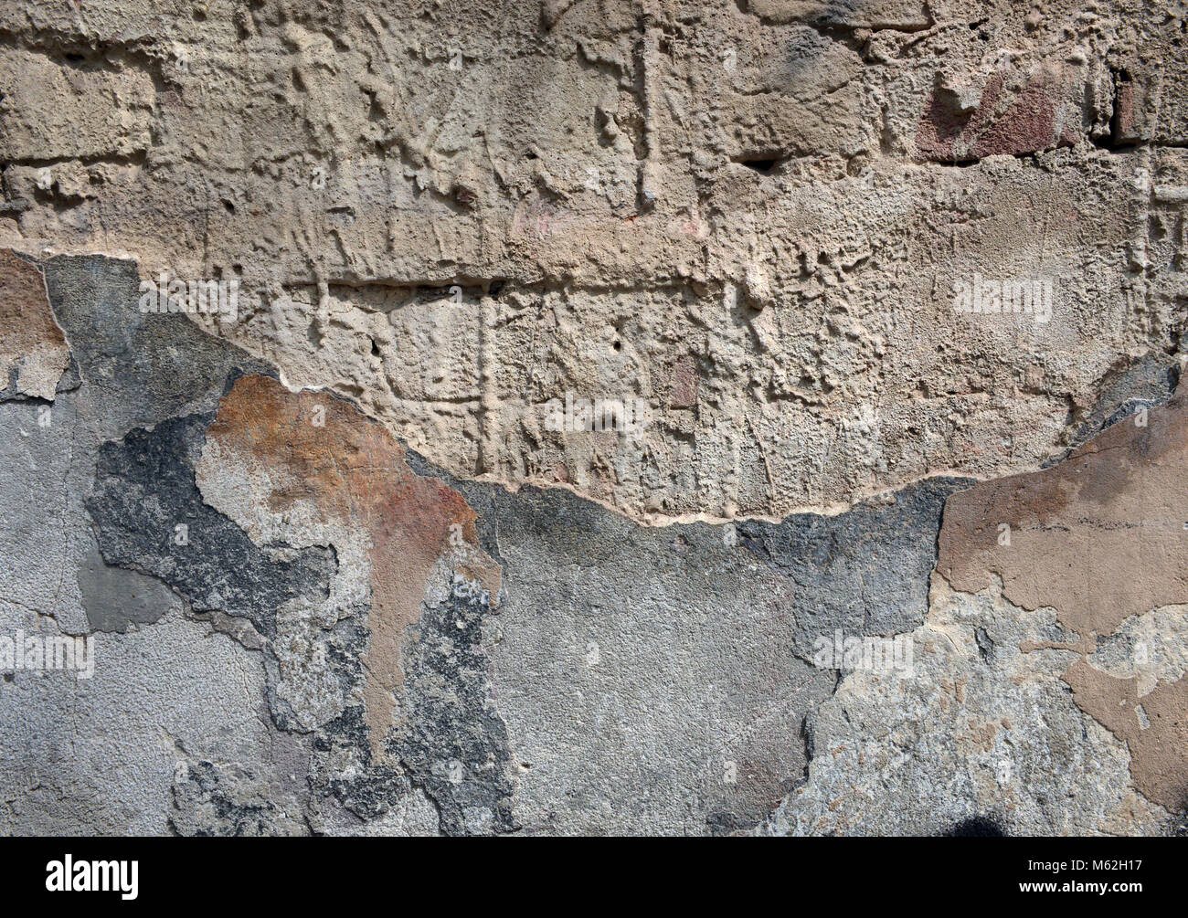 Ancient wall, background, texture, plaster, shabby paint, old cement ...