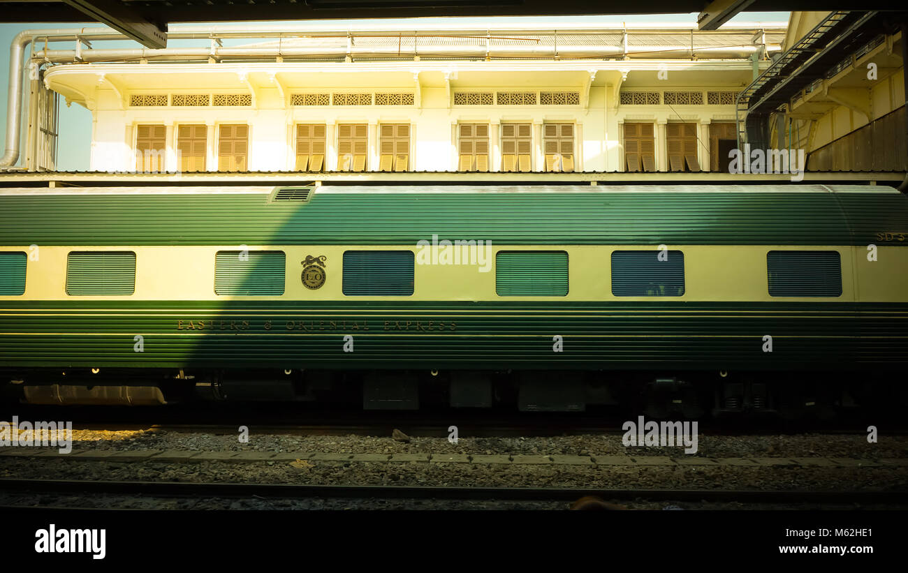 BangkokI, THAILAND - Febuary 13, 2018: The Eastern & Oriental Express ...