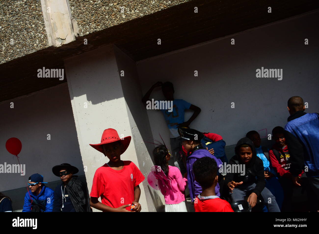 Tel Aviv, Israel. 27th Feb, 2018. Children of the Bialik Rogozin school ...