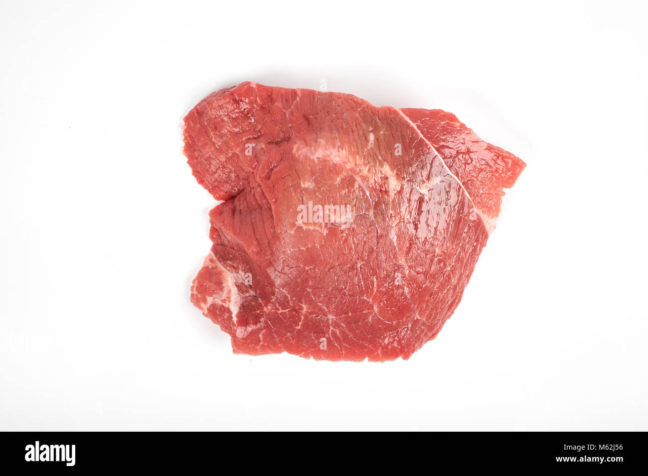 fresh raw beef isolated on white background Stock Photo - Alamy