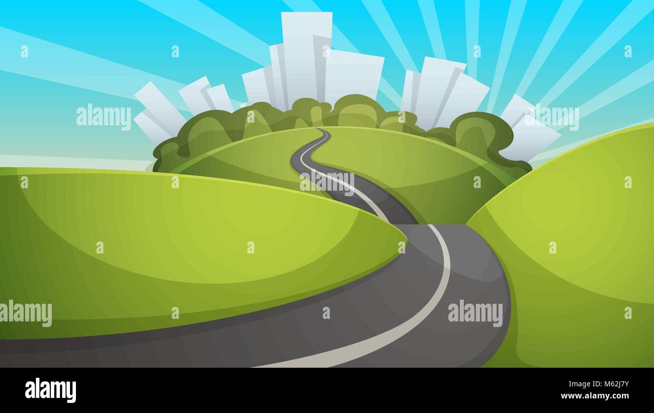 Scenery and urban housing Stock Vector Images - Alamy