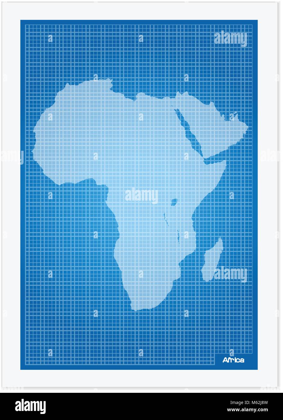 World map on grid background Stock Vector Images - Alamy