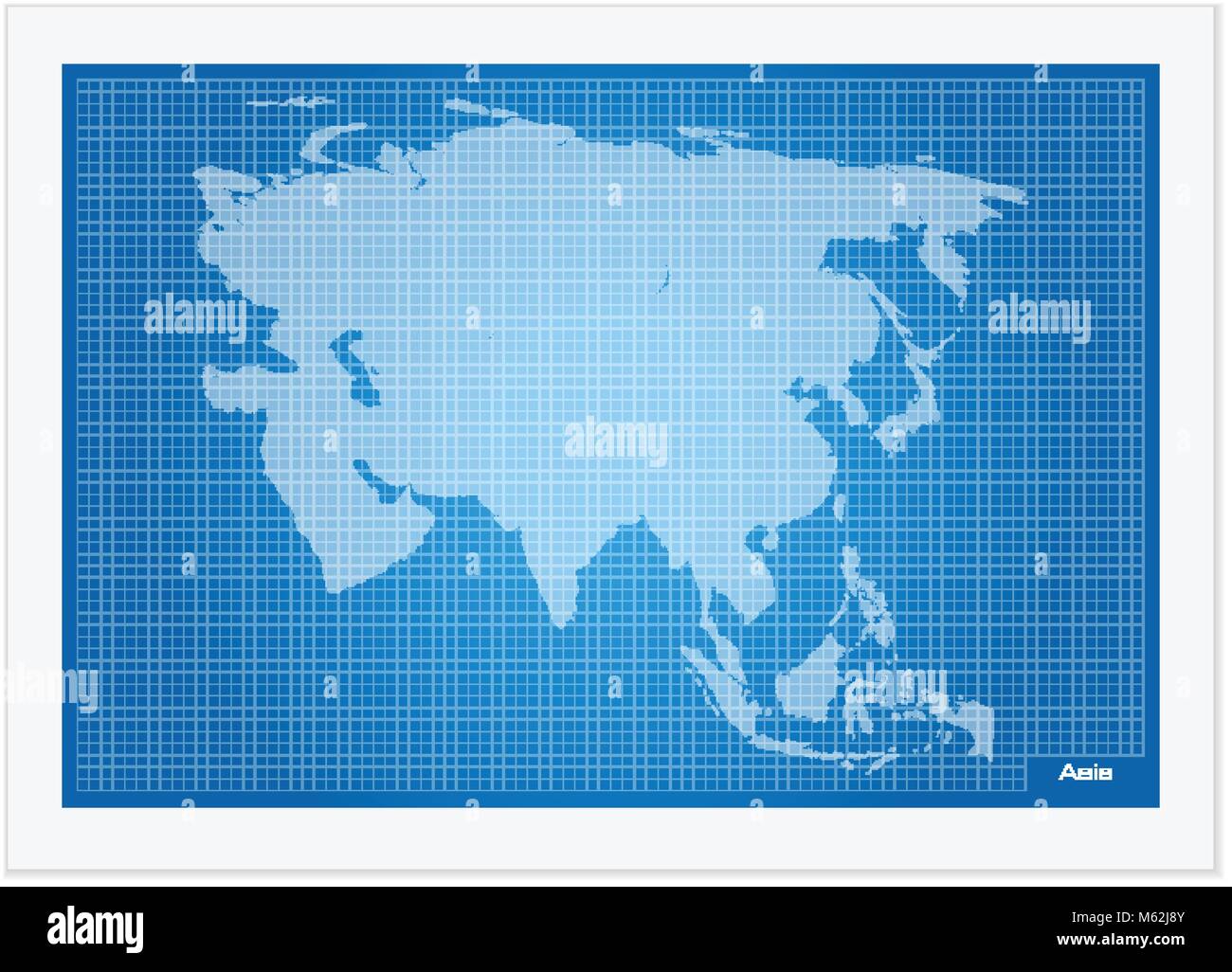 World map on grid background Stock Vector Images - Alamy