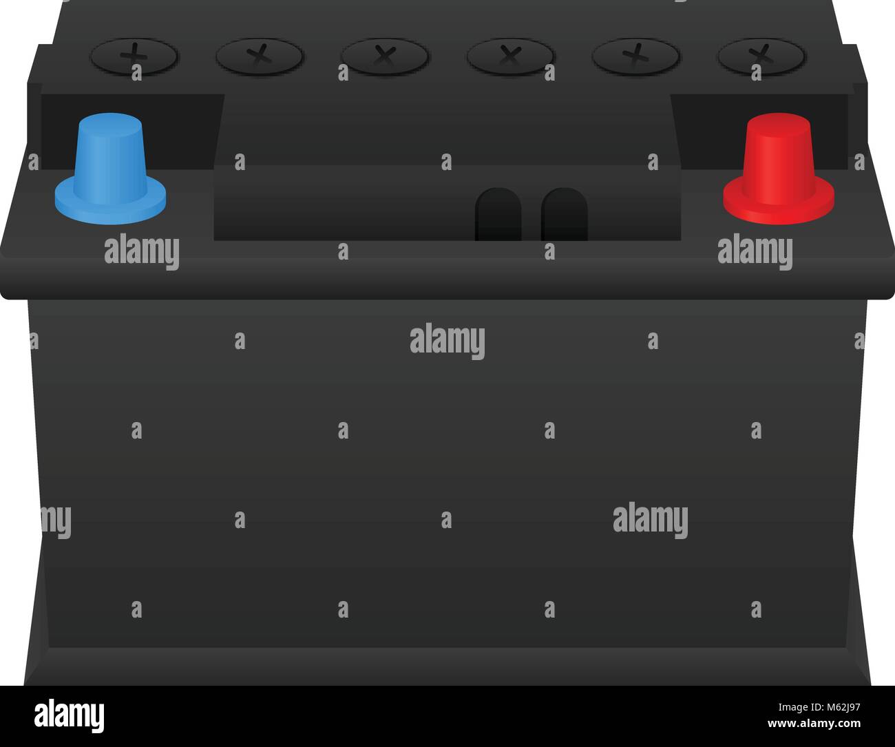 Car battery on a white background Stock Vector Image & Art - Alamy